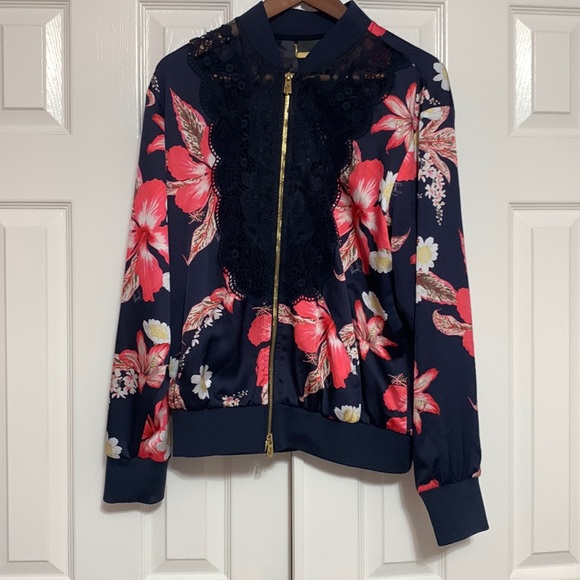 Juicy Couture | Jackets & Coats | Juicy Couture Black Label La Floral ...